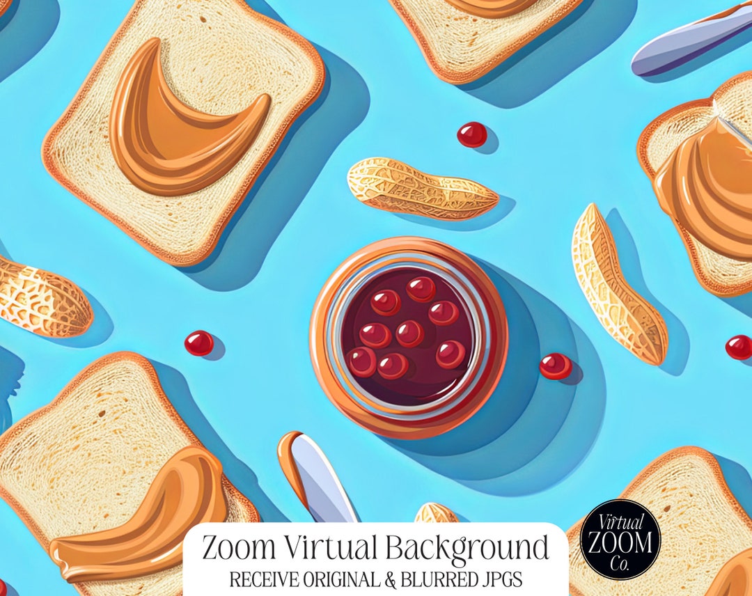 Zoom Background, Peanut Butter and Jelly, Virtual Background, Zoom ...