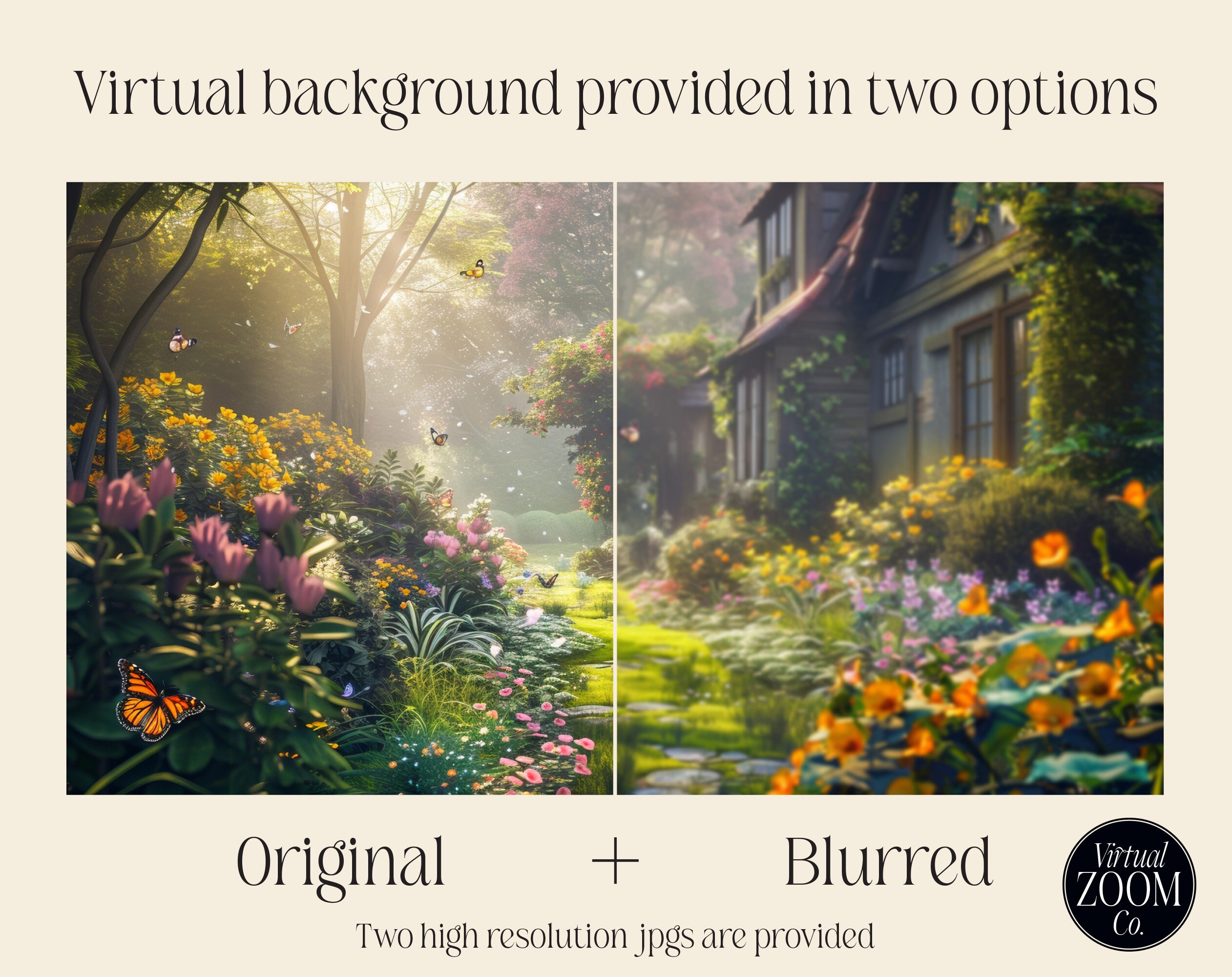 Zoom Background Spring Cottage Garden Zoom Flowers Zoom Photo Nature ...