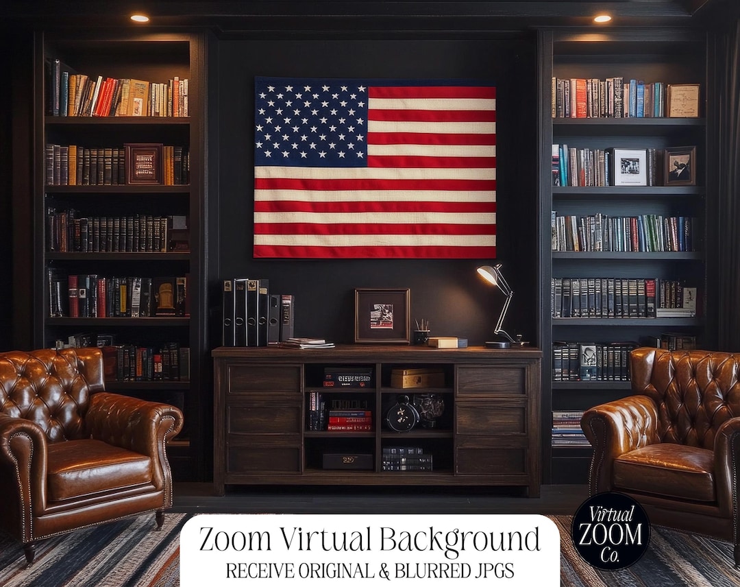 Zoom Background American Flag American Background Professional Zoom ...