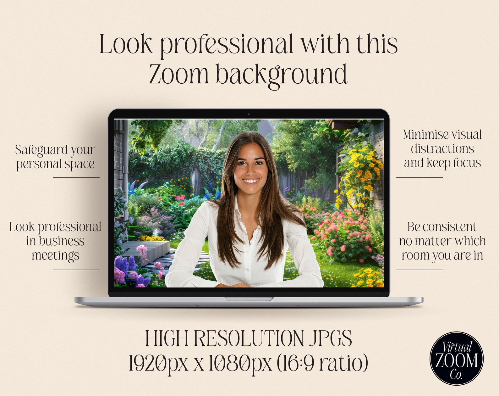 Zoom Background Spring Cottage Garden Zoom Flowers Zoom Photo Nature ...