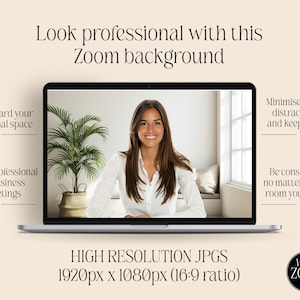 Zoom Background Calming Home Zoom Window Seat Neutral Home Virtual ...