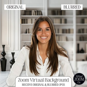 Zoom Background Black Books on Bookshelf Virtual Background Bookshelf ...