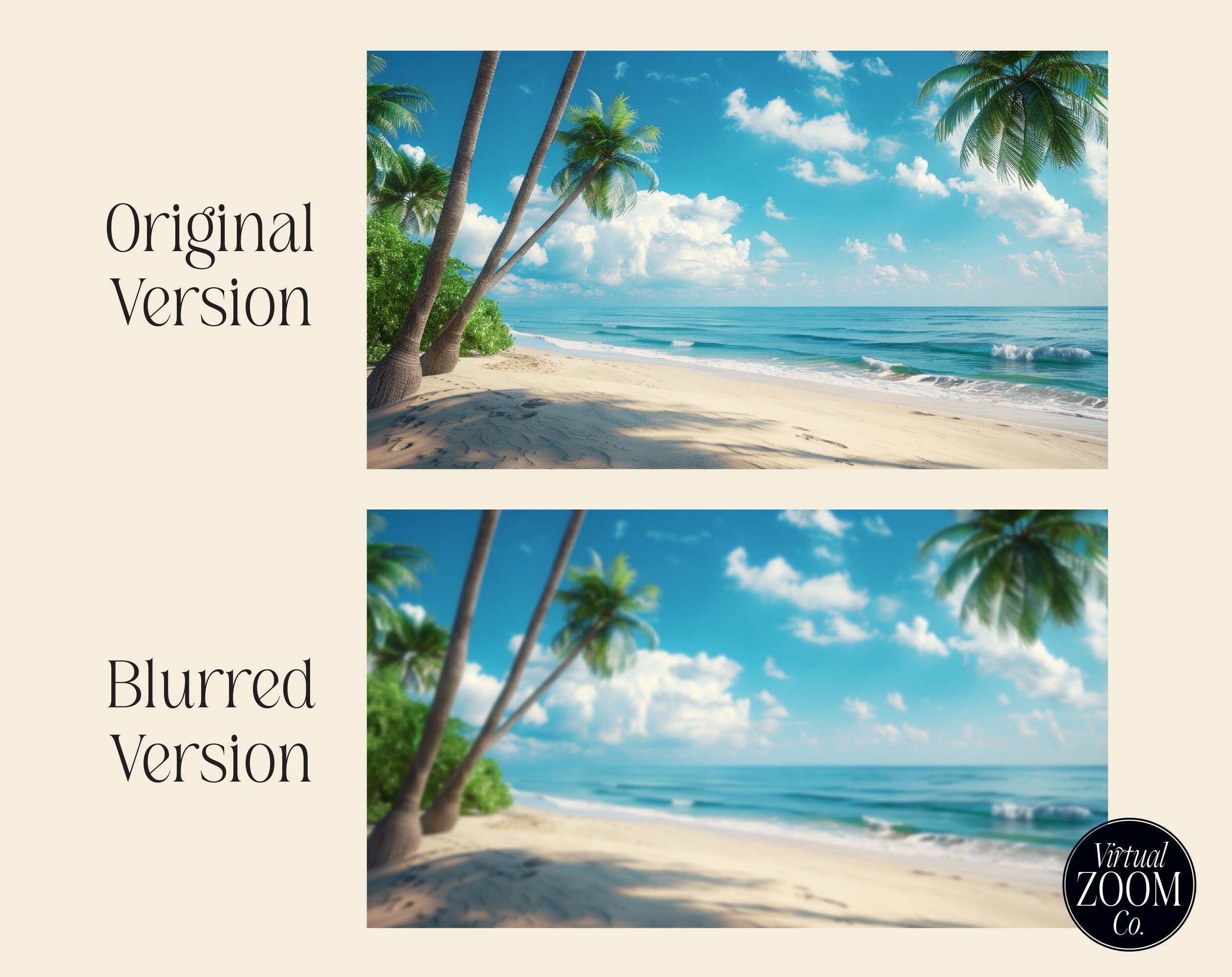 Zoom Background Beach Zoom Virtual Background Beaches Zoom Tropical ...