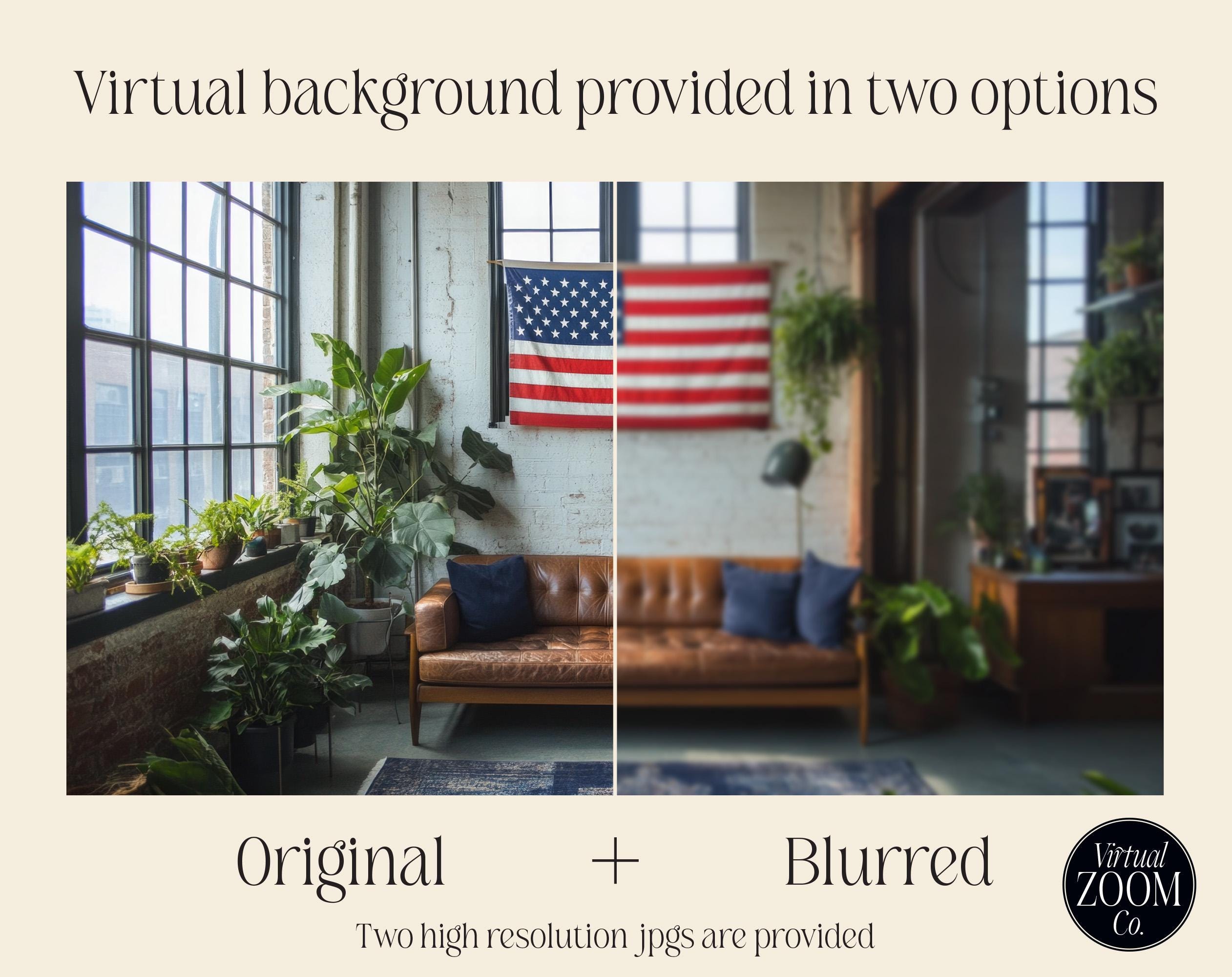Zoom Background 4th of July American Background Plant Office Virtual ...