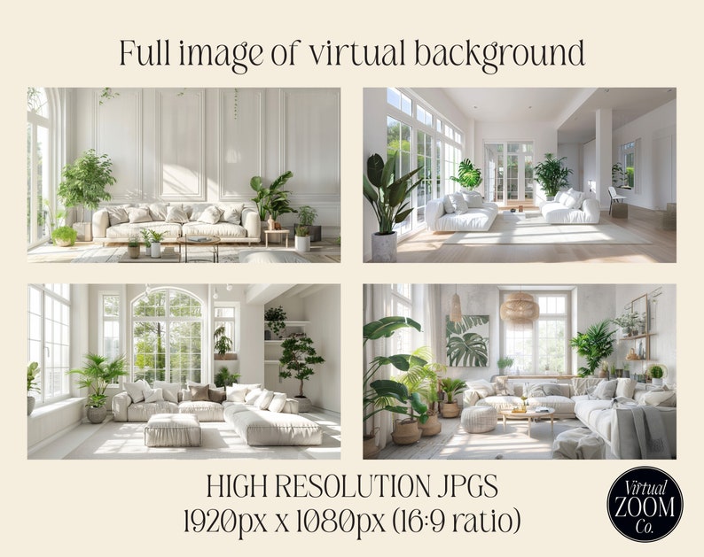 Zoom Background Modern Home Zoom Office Background Home Virtual ...