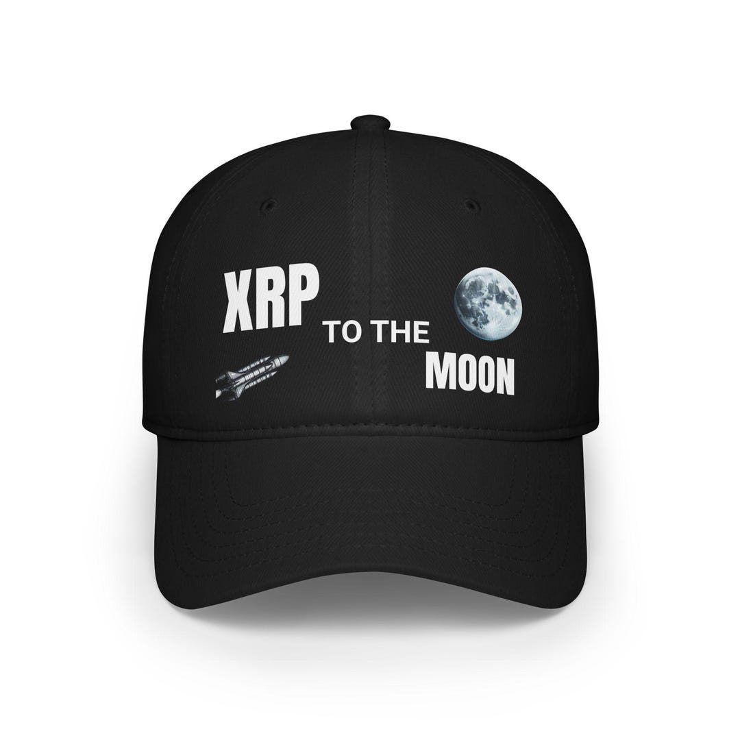 Embroidered Baseball Cap, XRP Cryptocurrency Dad Hat, Crypto Currency ...