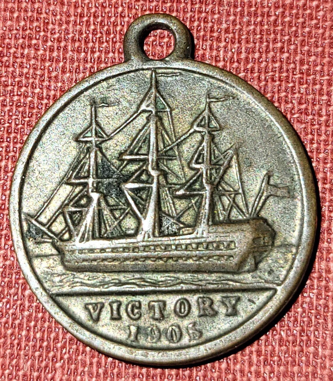 Antique UK HMS Victory Centenary Medal 1905 Edward VII 1901-1910 Struck ...