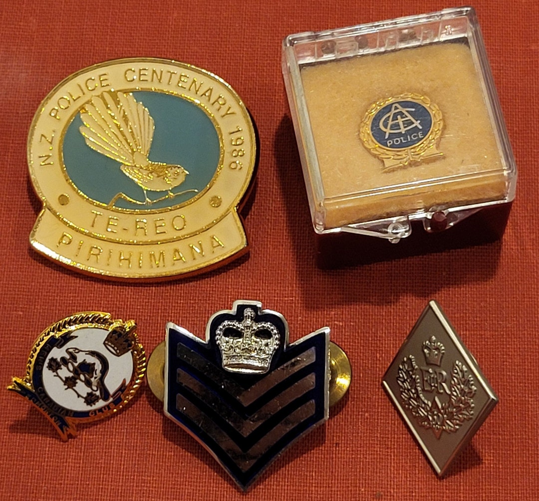 Lot of 5 Vintage Police and Miscellaneous Lapel Pins - Etsy