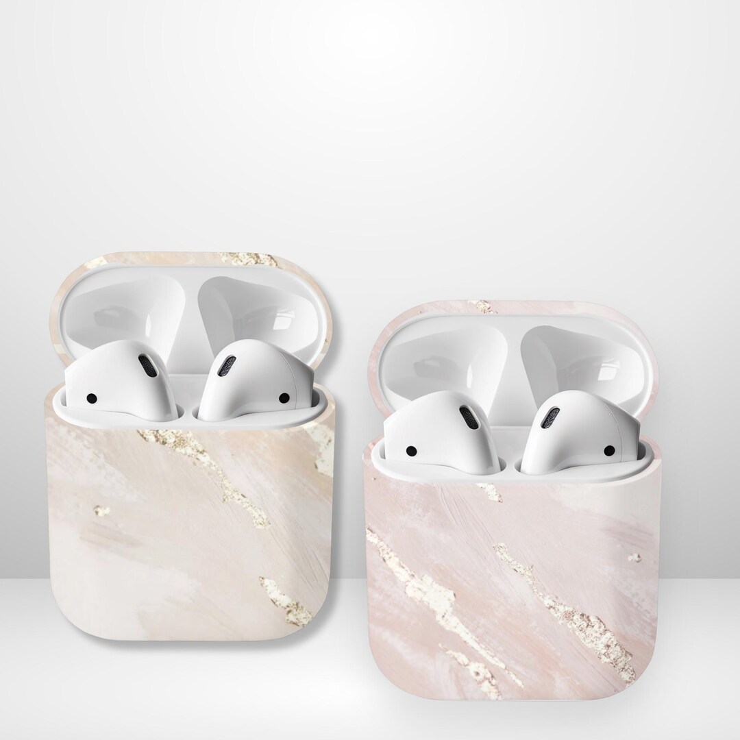 Airpods Case | Elegant AirPod Case Marble AirPod Case | Beige Gold ...