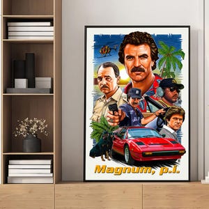 Magnum P.I. Undercover Detective Movie Posters - Canvas Prints - Movie ...