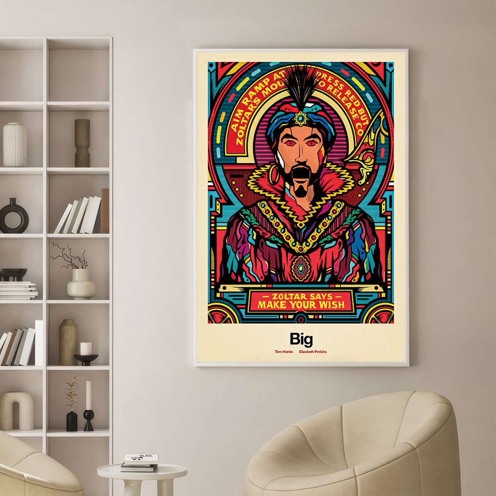 BIG Zoltar Vintage Poster - Canvas Print - Home Decor - Vintage Wall ...