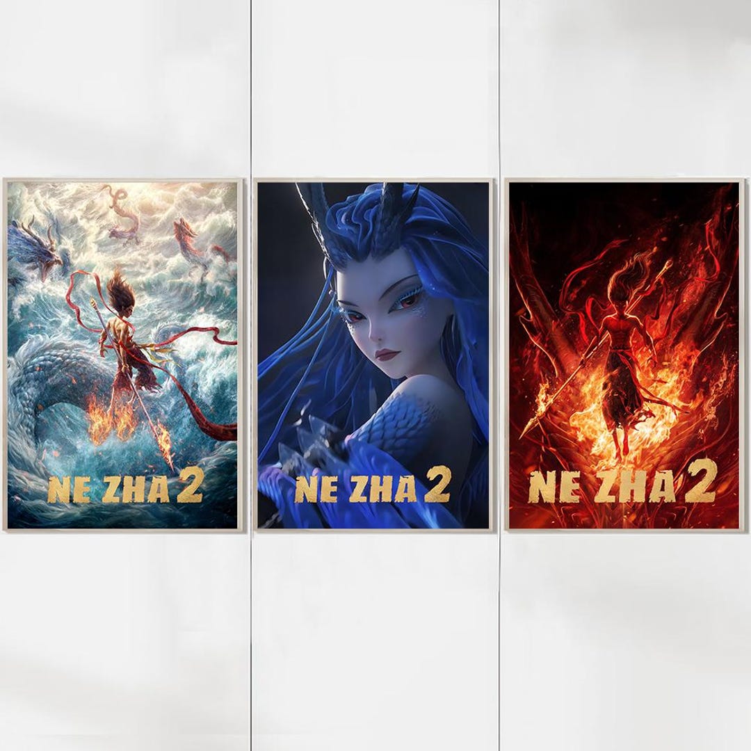 Ne Zha 2（2025）movie Posters - Canvas Prints - Movie Fans Collection ...