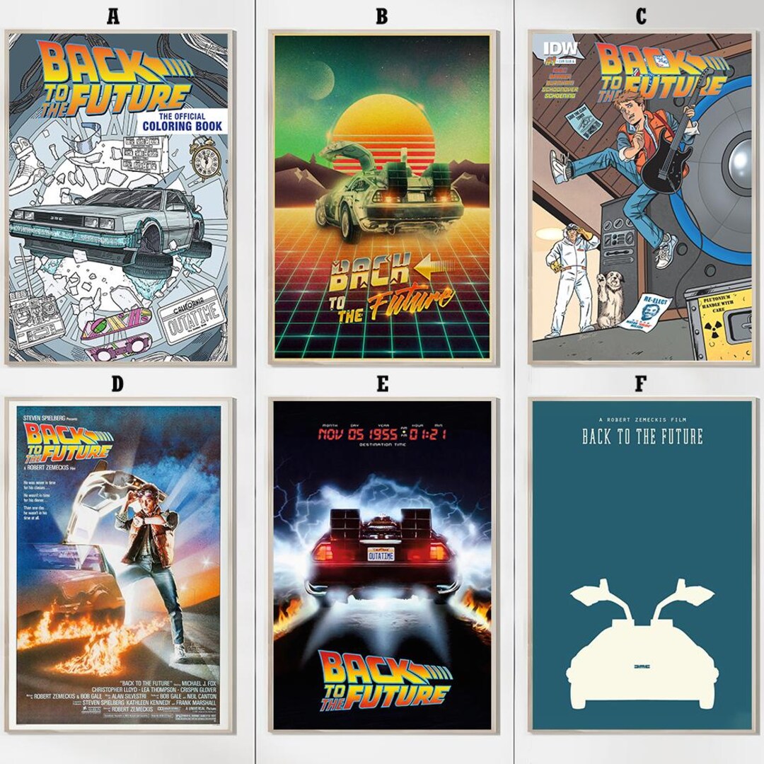 Back to the Future Movie Posters - Canvas Prints - Movie Fans ...