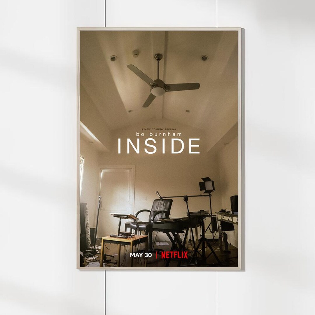 Bo Burnham Inside Movie Posters - Canvas Print - Home Decor - Vintage Wall Art - Holiday Gifts ...
