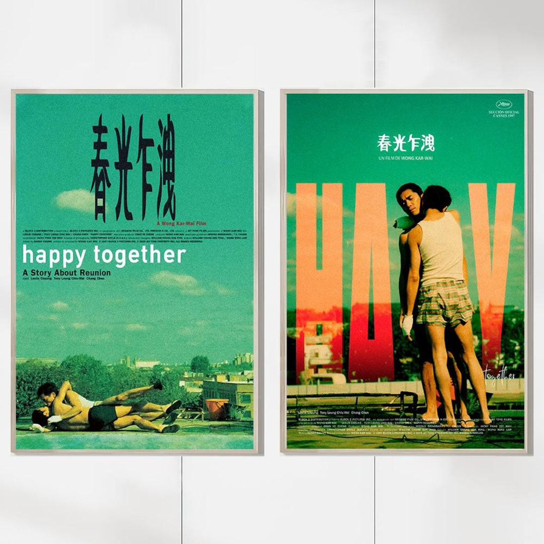 Happy Together (1997) Posters - Canvas Print - Home Decor - Vintage ...