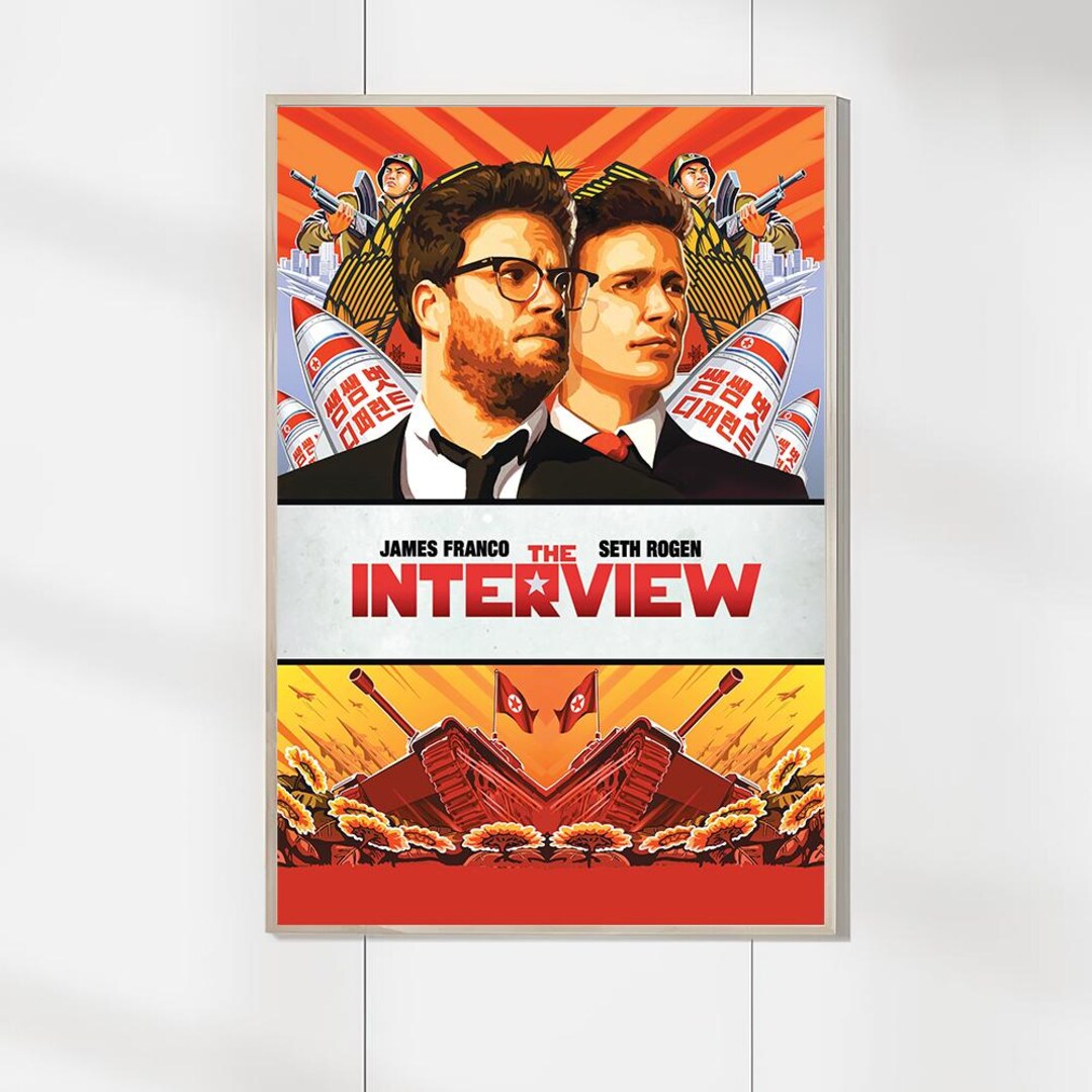 The Interview (2014) Movie Posters - Art Prints - Movie Home Decor - Birthday Gifts - Etsy
