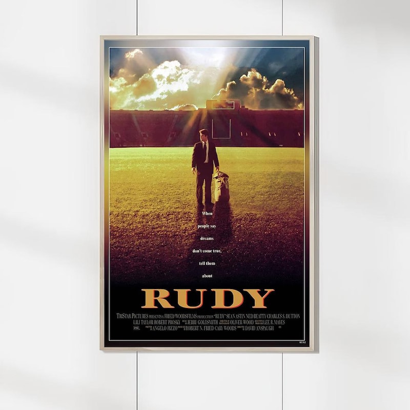 Rudy Movie Poster - Etsy