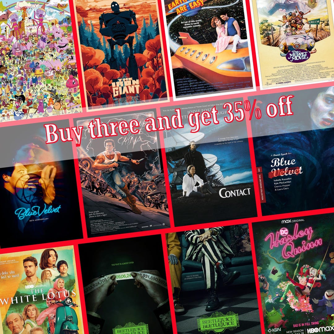Many Classic Movie Posters, Anime Posters, Horror Posters - Canvas ...