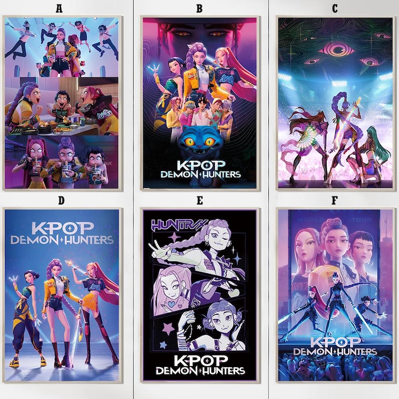 Poster kpop demon hunter - Etsy France