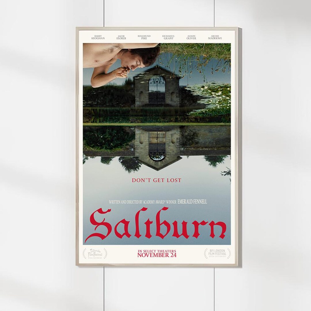 Saltburn 2023 Movie Posters Art Prints Wall Paintings Room Decor Canvas ...