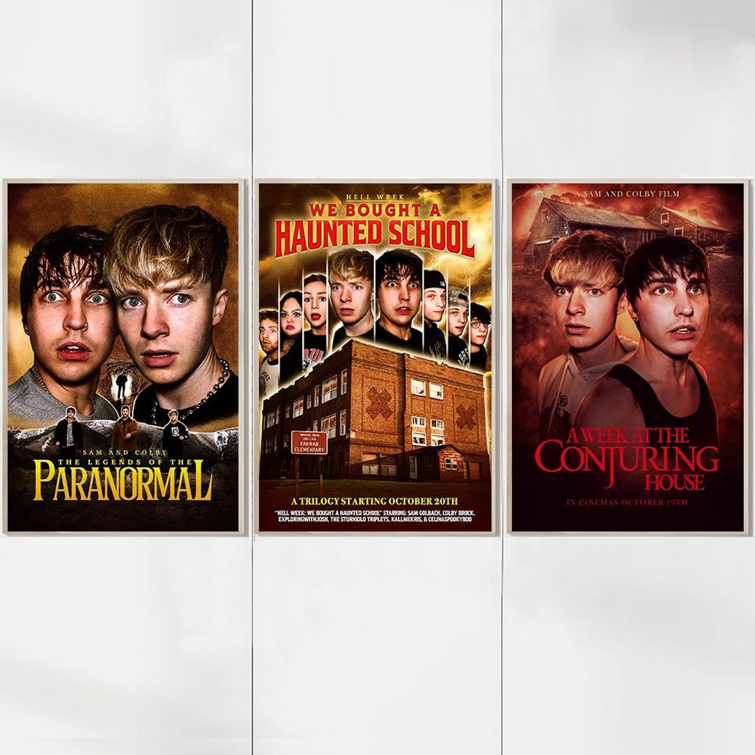 Sam and Colby the Legends of the Paranormal (2024) Movie Posters ...