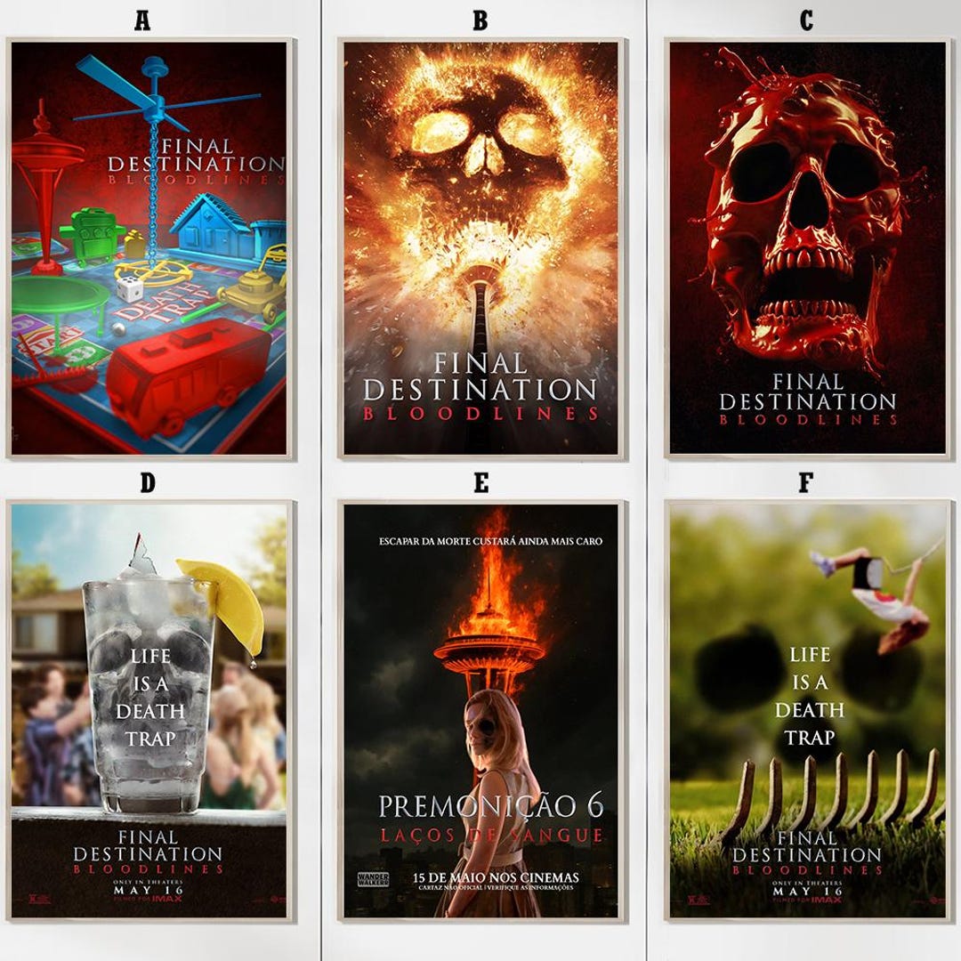 Final Destination Bloodlines 2025 Movie Posters Canvas Prints Movie