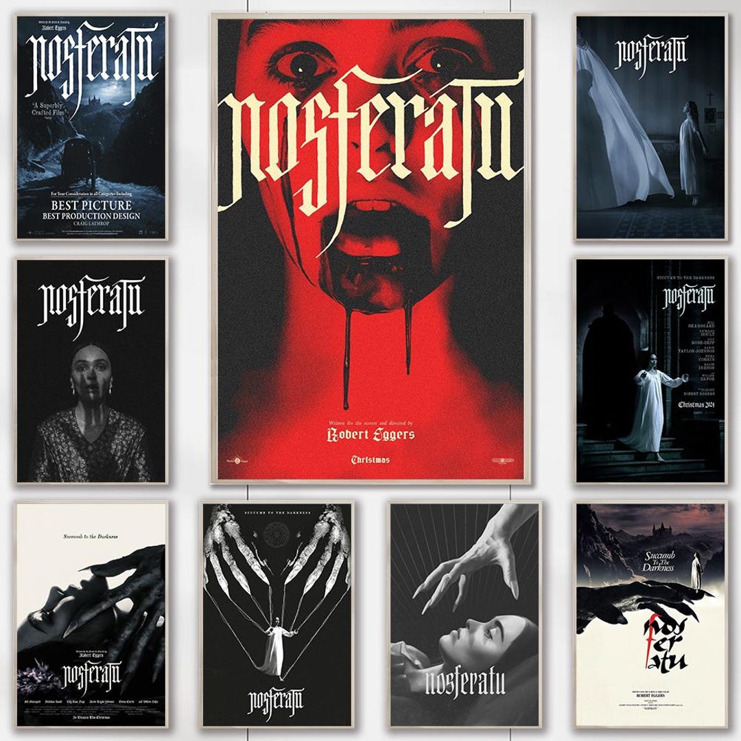 Nosferatu（2024）movie Posters - Horror Movie Posters - Canvas Prints ...