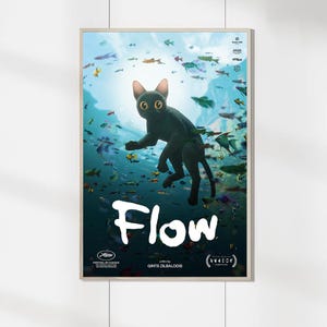 Flow (2024) Movie Posters - Art Prints - Movie Home Decor - Birthday Gifts - Etsy