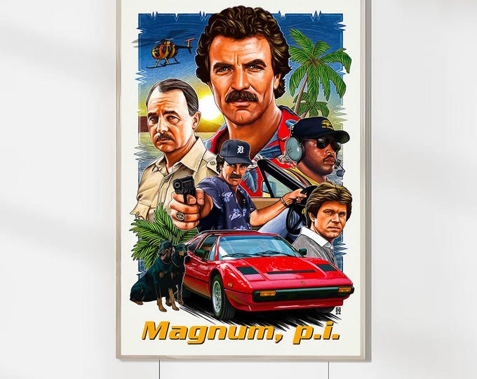 Guest House at Robin's Nest From the TV Series MAGNUM PI Poster - Etsy UK