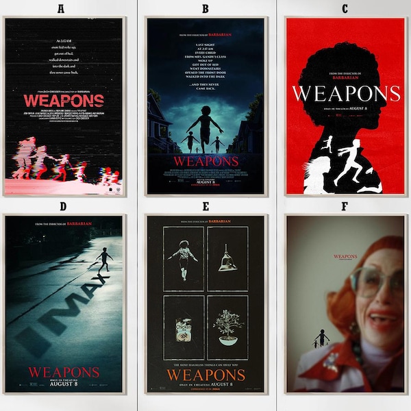 Weapon Poster - Etsy