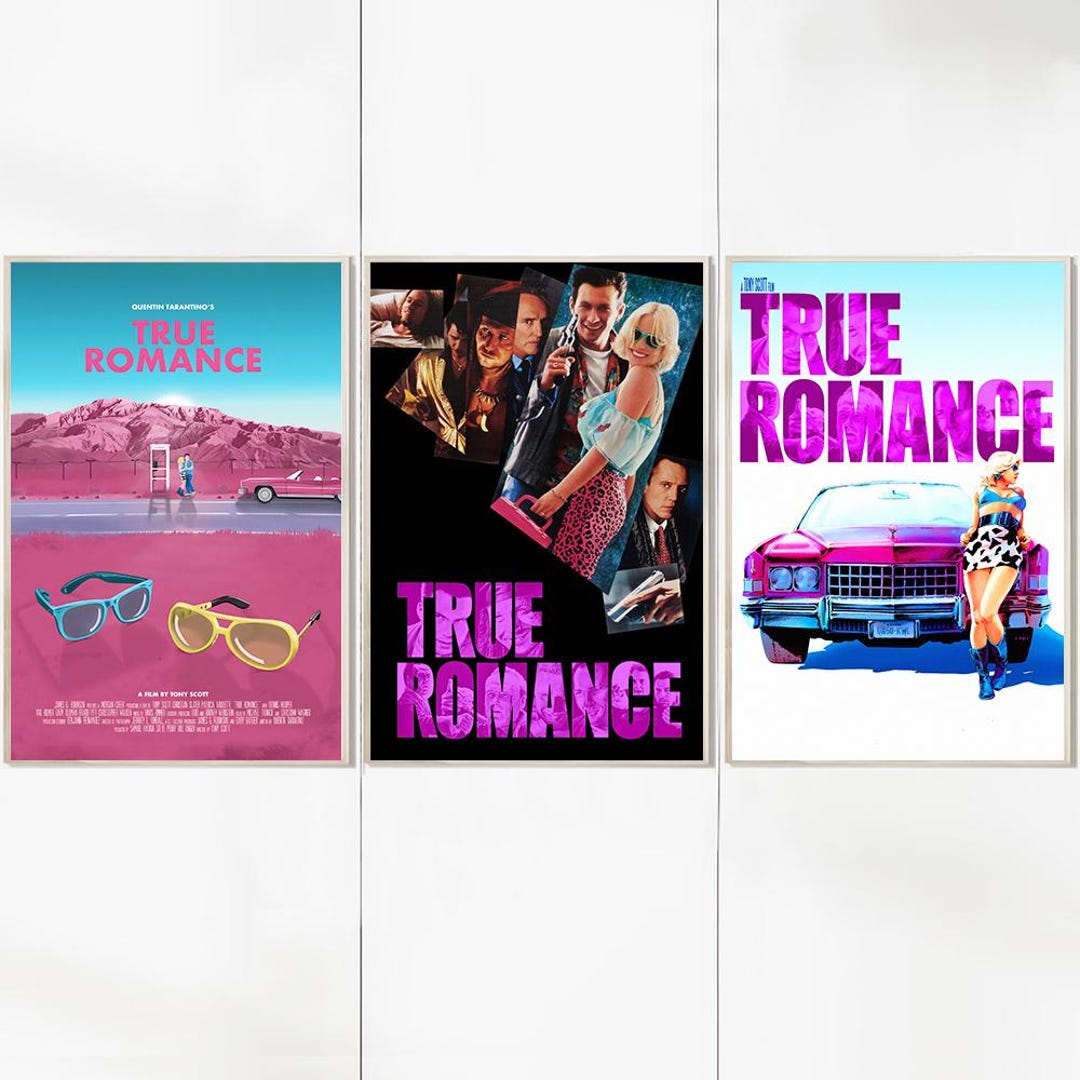True Romance (1993) Movie Posters - Canvas Art Prints - Movie Home ...