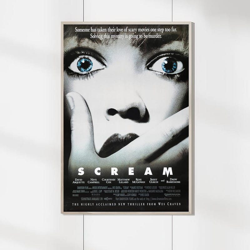 Scream Movie Poster - Etsy