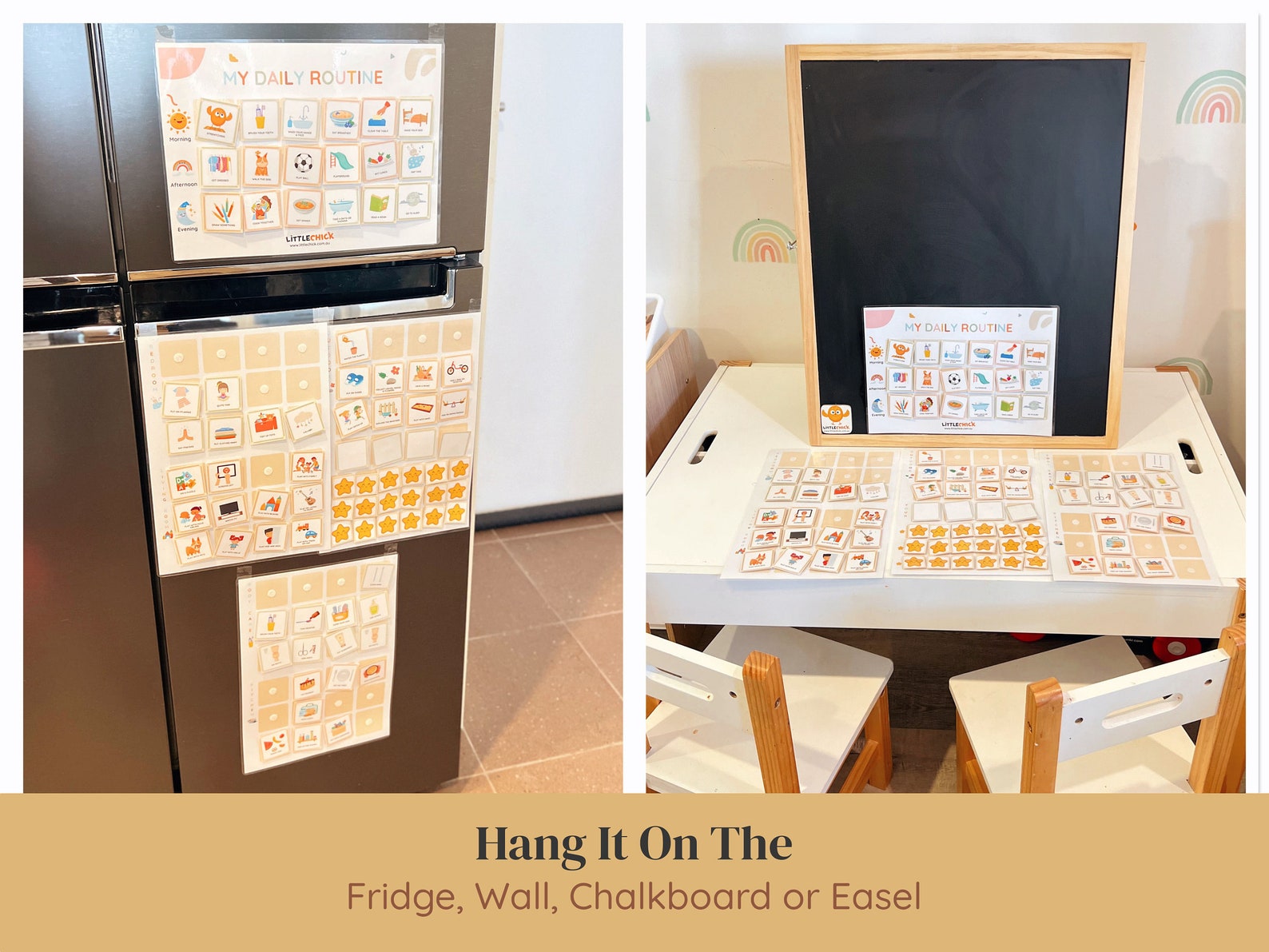 Printable Daily Routine Cards, Toddler Planner, Kids Daily Task List ...