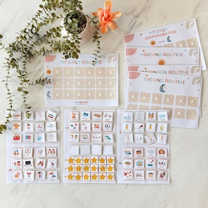 Printable Daily Routine Cards, Toddler Planner, Kids Daily Task List ...