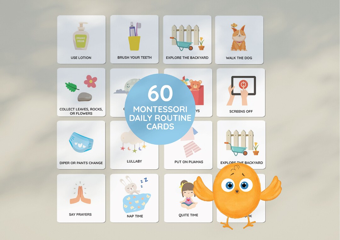 Editable Daily Routine Cards, Toddler Routine Chart, Daily Task List ...