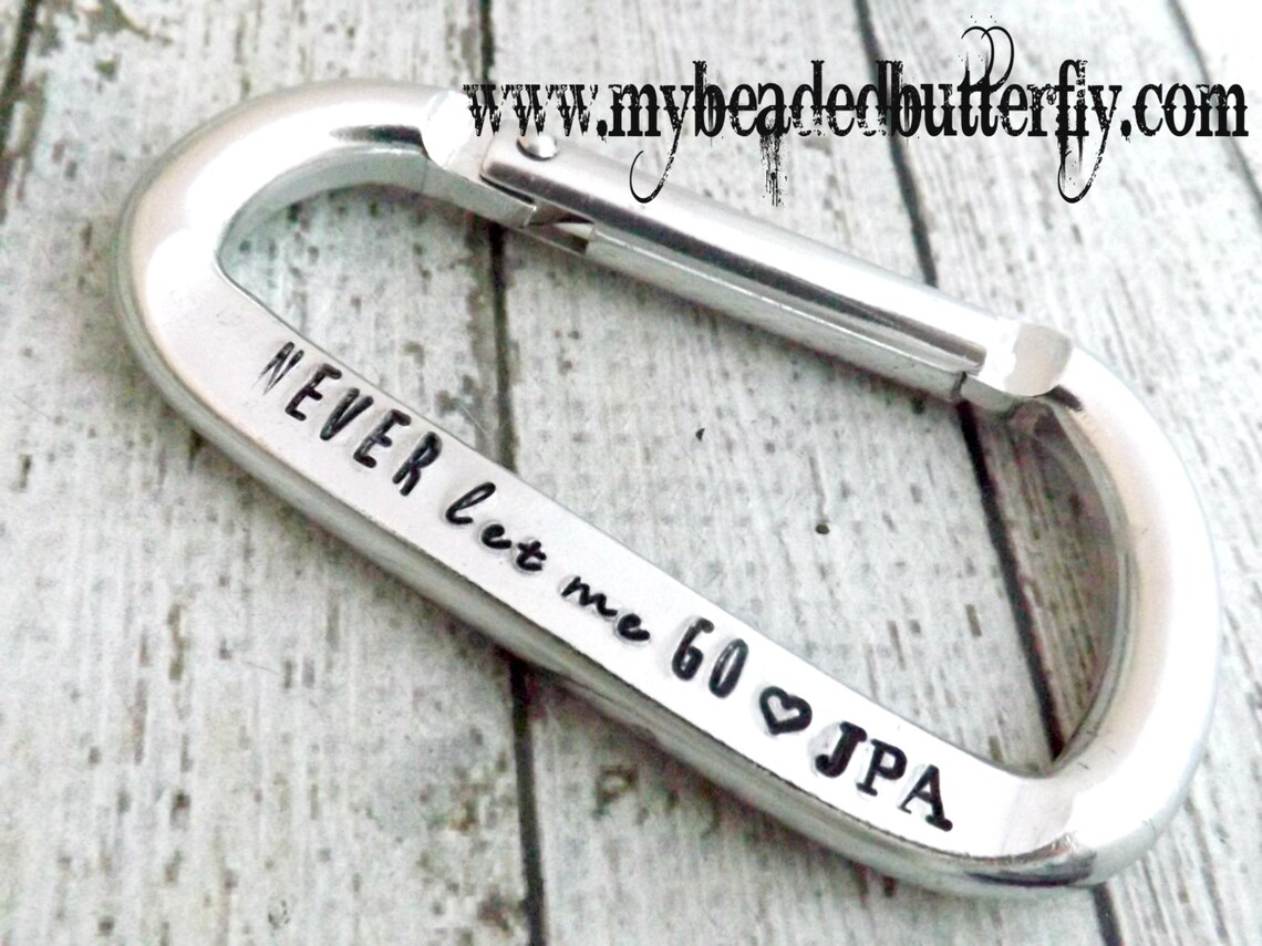 Personalized Carabiner Personalized Keychain Gift for Guys - Etsy