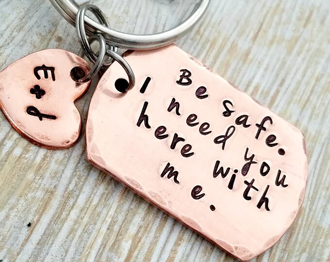 Be Safe Key Chain-drive Safe Keychain-deployment Gift-deployment ...