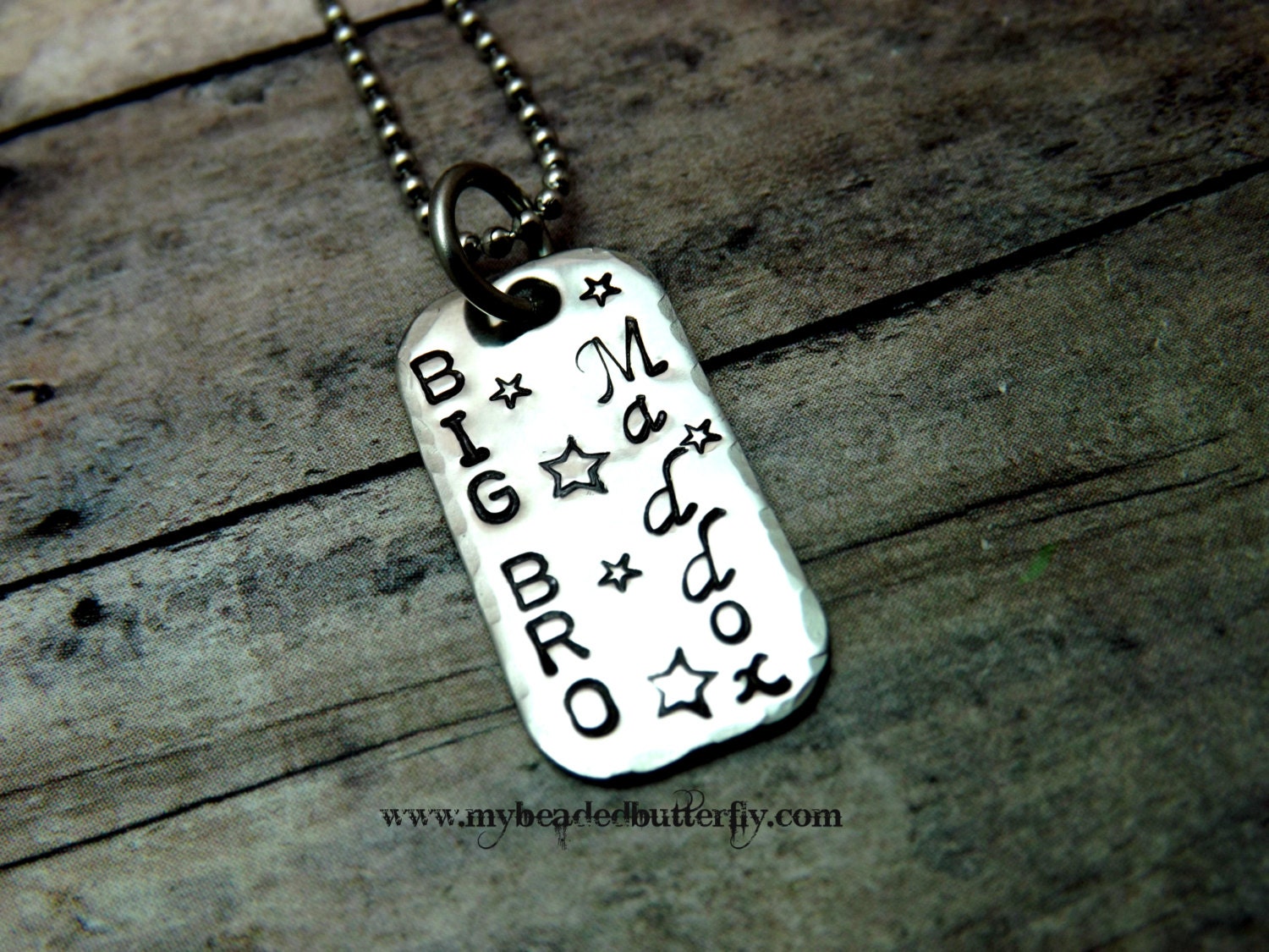 Big Brother Necklace-big Sister Necklace-childs-boys-dog Tag Necklace ...