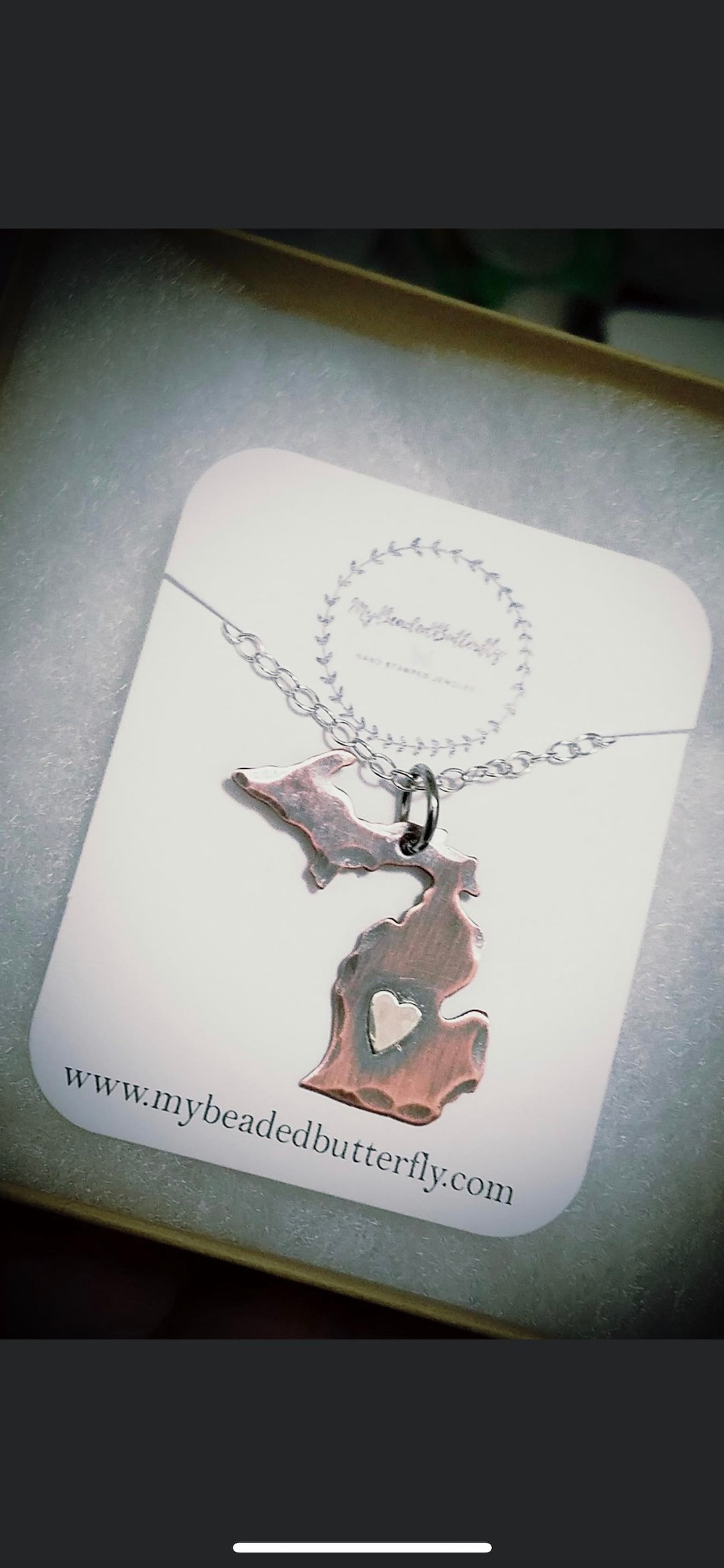 Michigan Necklace, Yooper Necklace, UP Necklace, Gift for Michigan ...