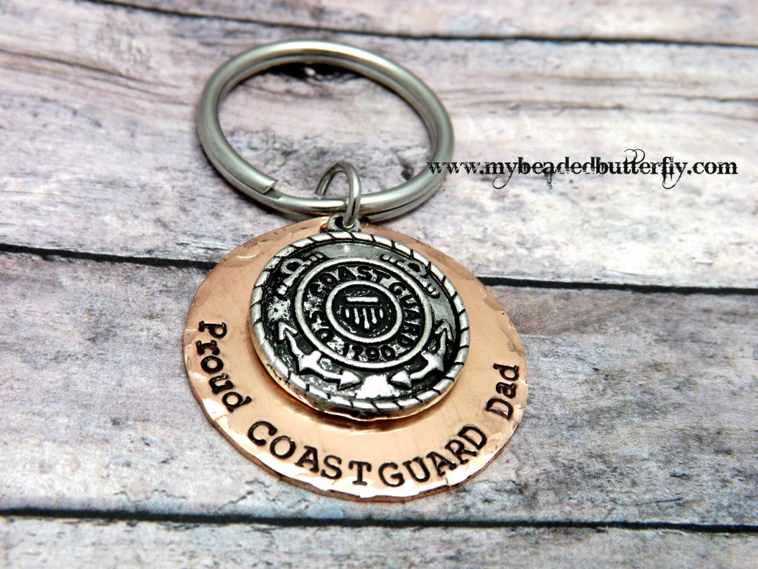 Coast Guard Keychain-uscg-coastie-coast Guard Emblem - Etsy