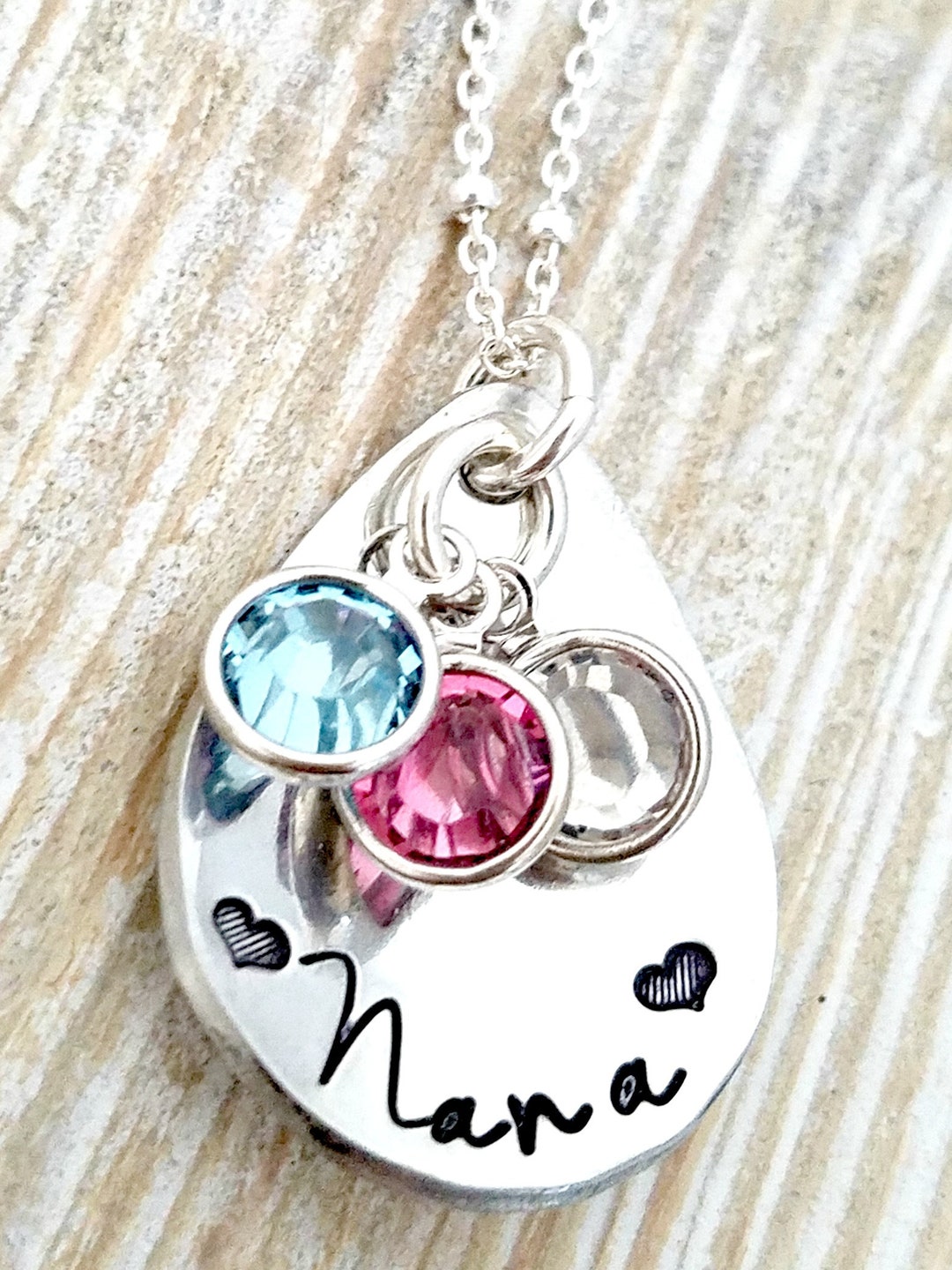 Birthstone Jewelry-nana Necklace- Nana Jewelry-gift for Nana ...