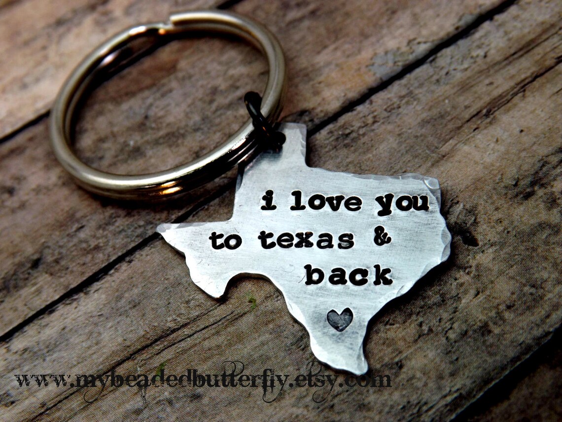 Texas-keychain Texas | Etsy