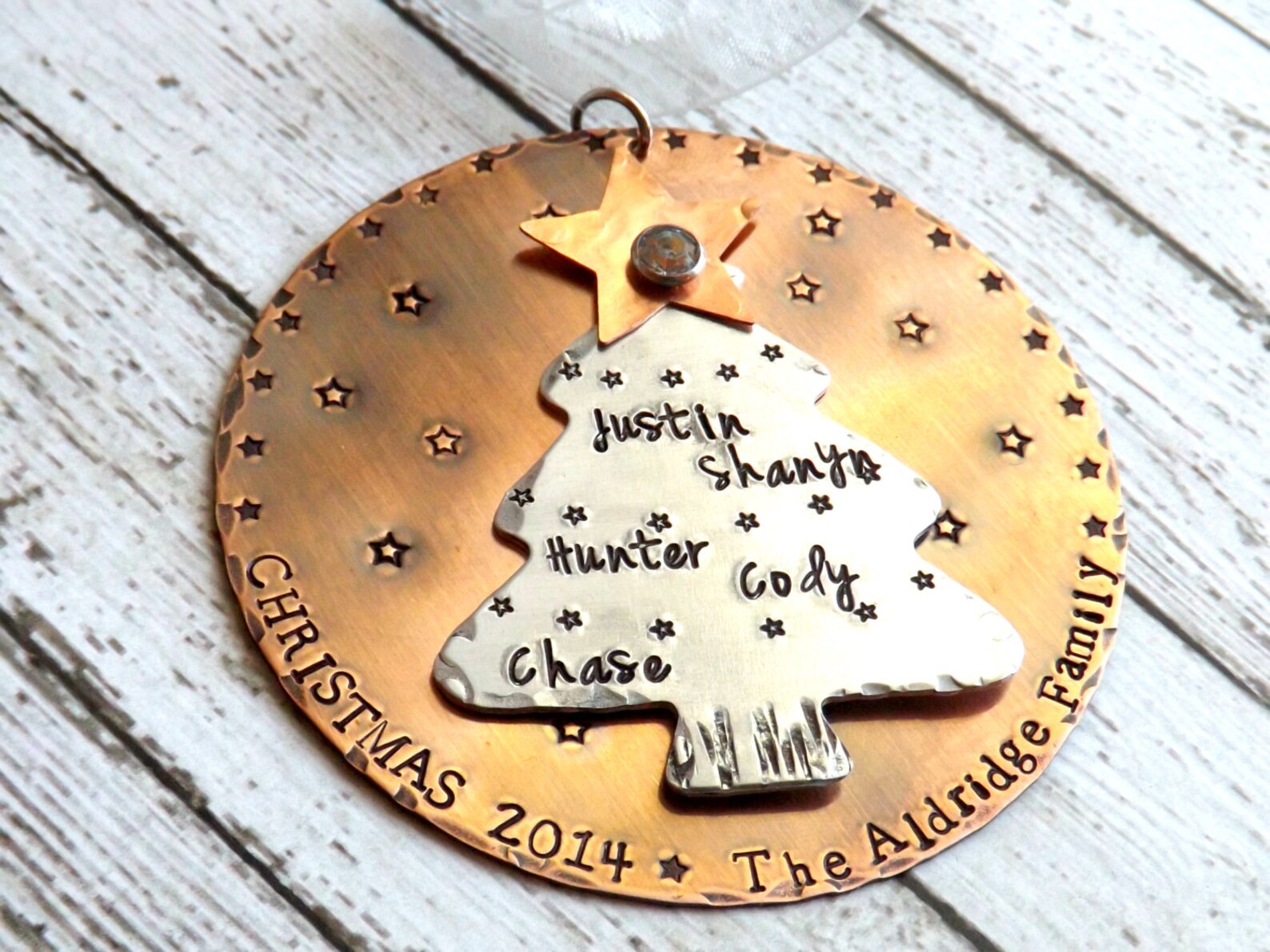 Personalized Christmas Ornament- Christmas Tree Ornament - Christmas ...
