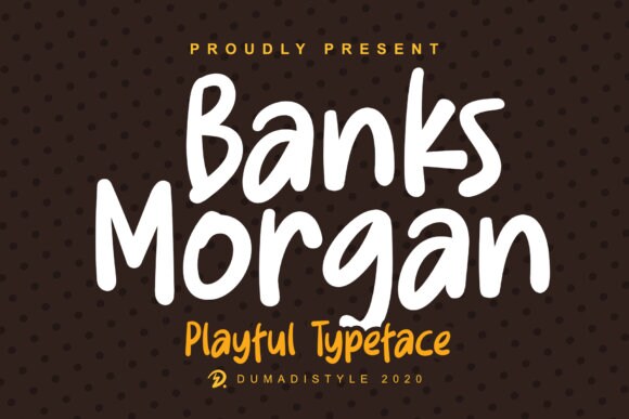 Banks Morgan Font, Minimalist Font, Cricut Fonts, Casual Font, Modern ...
