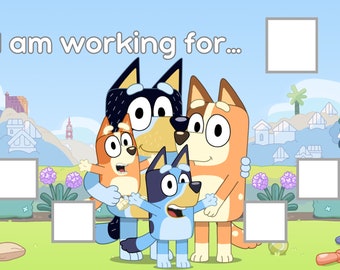 Bluey / Token Board / DIGITAL DOWNLOAD / PRINTABLE - Etsy UK