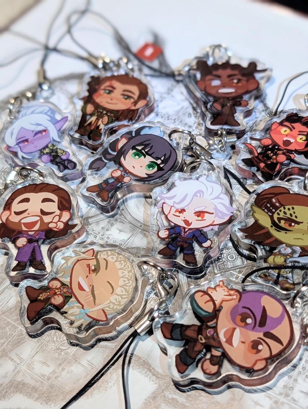 BG3 Companion Phone Charms - Etsy