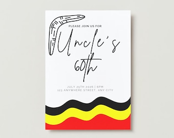 Indigenous Aboriginal Design Event Invitation Template Digital Template ...