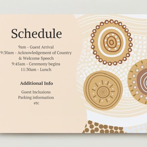 Indigenous Aboriginal Design Event Invitation Template- Digital ...