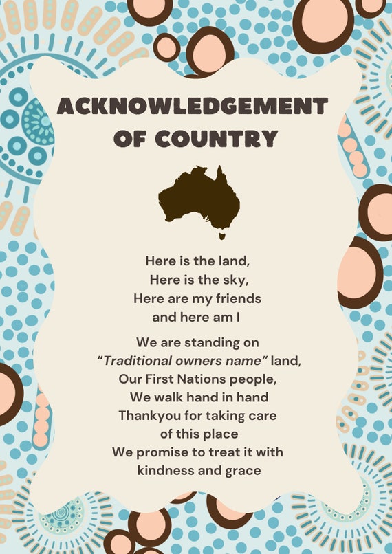Acknowledgement Of Country Clipart