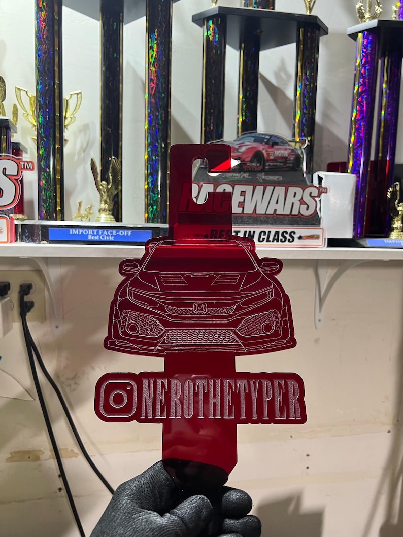 Custom Acrylic Hood Prop With Car Sketched - Etsy Australia